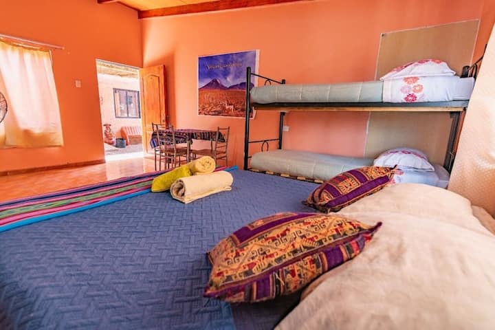 Habitación En Hostal X 6 (Hab 1) - San Pedro de Atacama