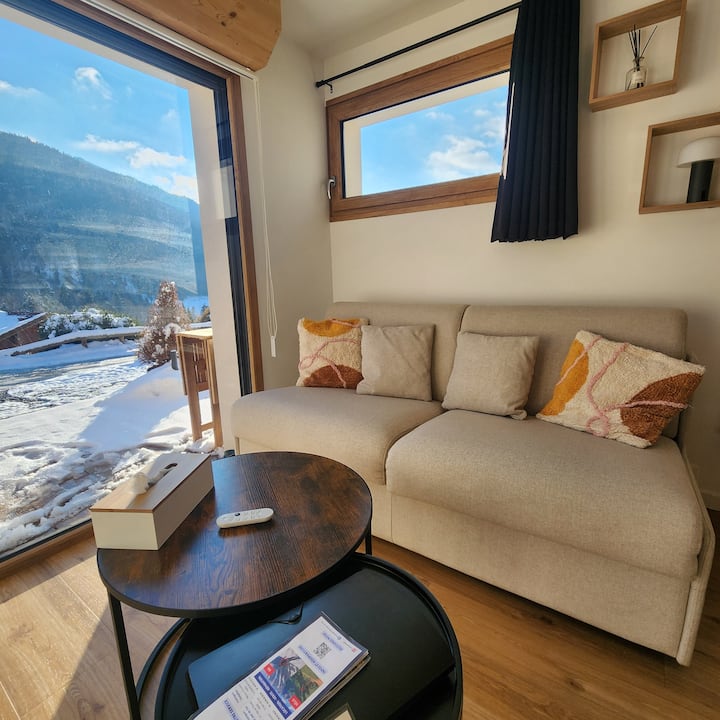 Rez De Chalet Calme, Linge Lit + Toilette Inclus - Lac des Confins