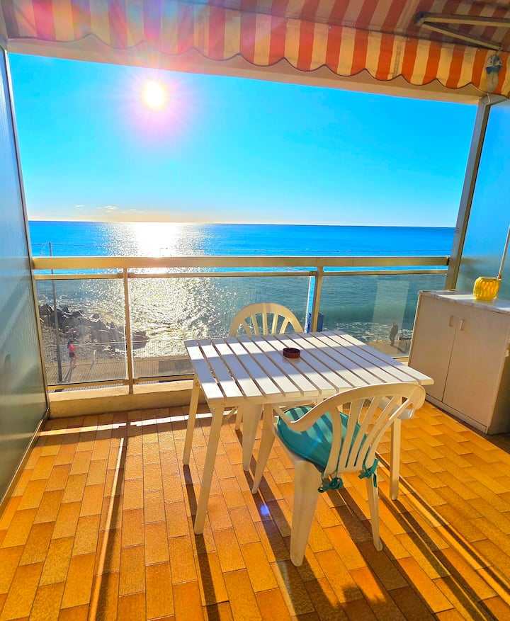 Vista Mare- Terrazza Fronte Mare-free Parking - Menton