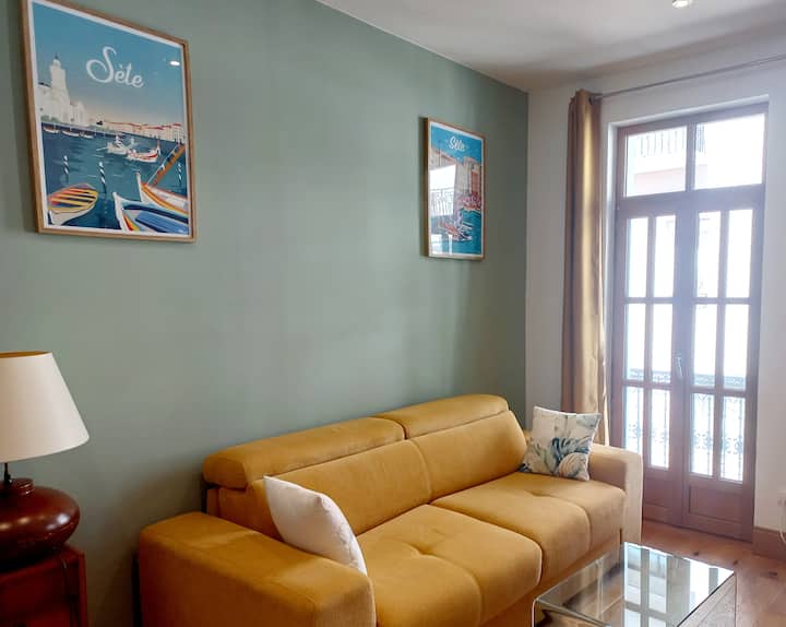 Charmant T2 •Clim •Calme •Tout à Pied •Lumineux - Sète