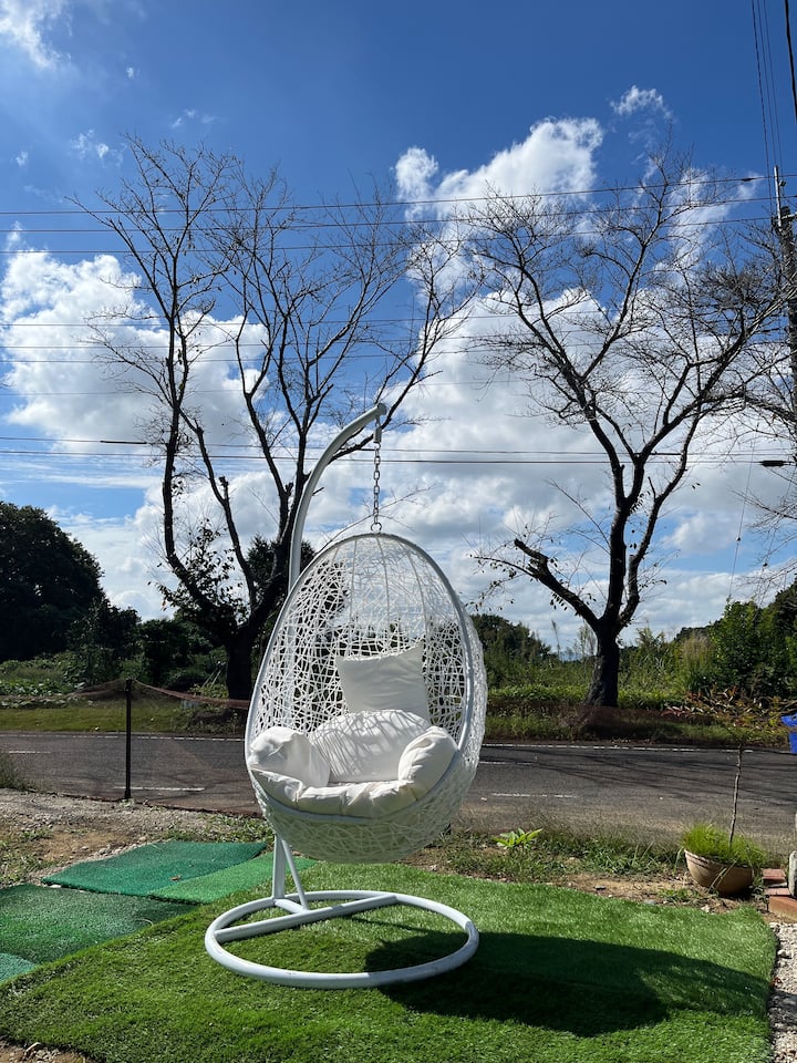 森の中の一棟貸し/ペットOk!静けさと癒しの宿 - 石岡市