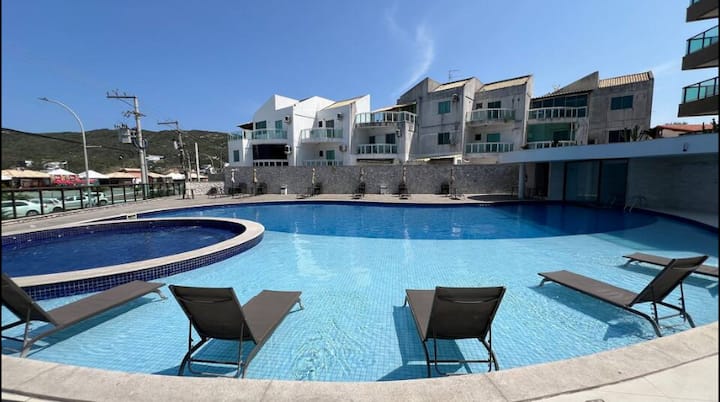 Apto Pé Na Areia C/piscina Sauna Praia Dos Anjos - Arraial do Cabo