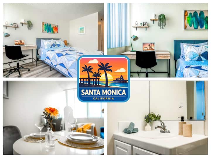 Oceanview Penthouse Luxury Stay Steps To The Beach - Santa Monica, CA