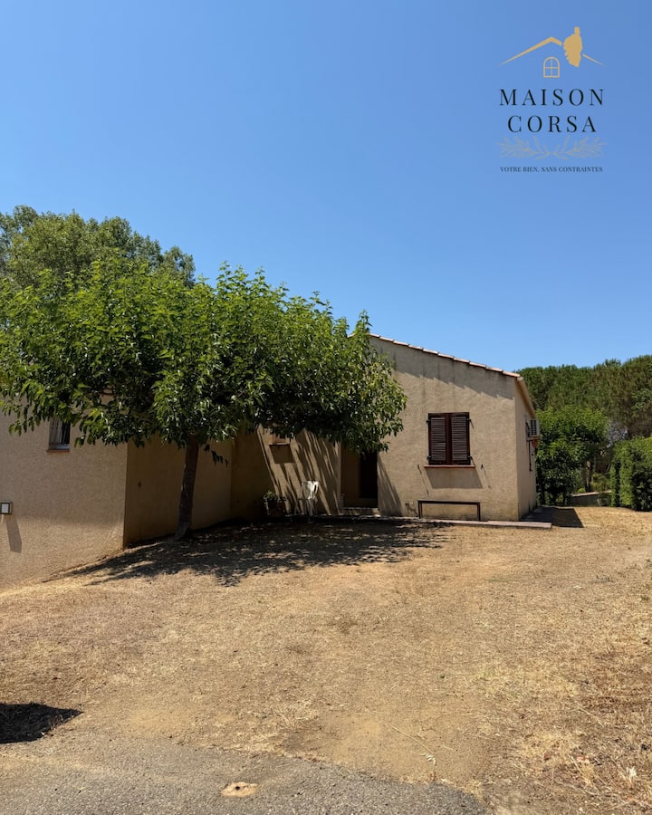 Grande Villa à 5 Km De St Florent, Jardin Clôturé - Plage du Lotu
