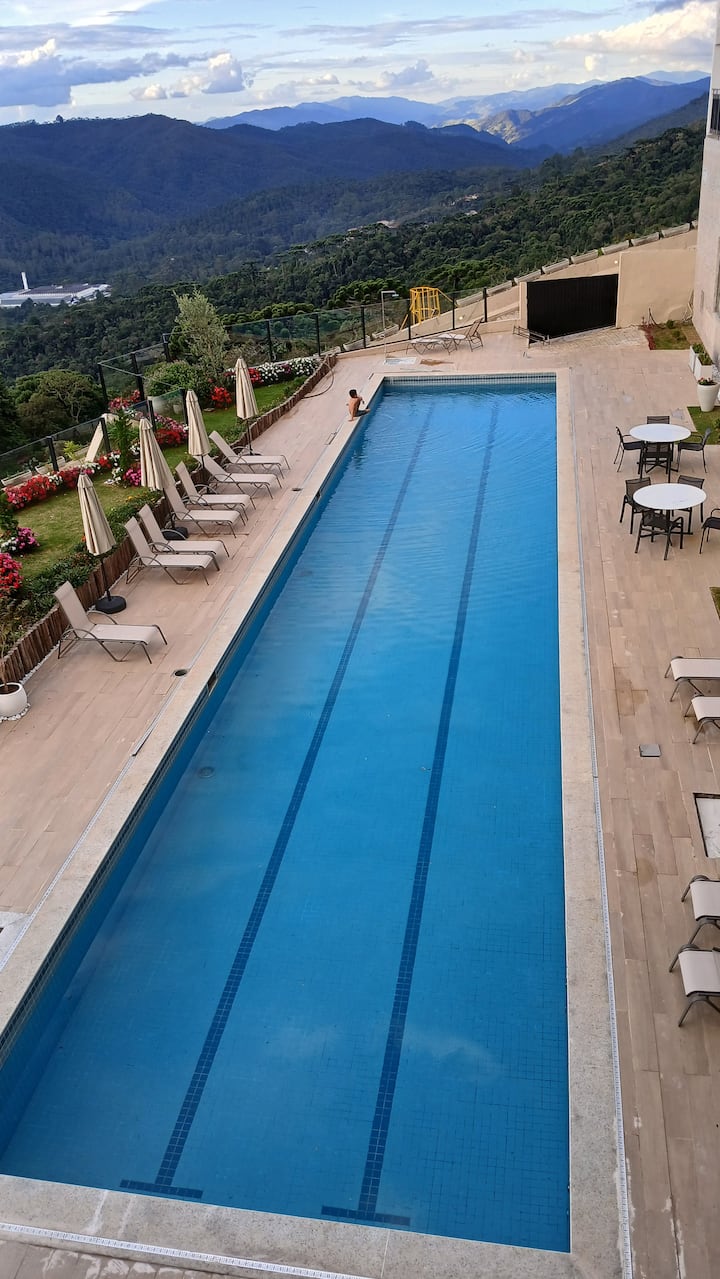 Apartamento Campos Do Jordão Com Piscina Aquecida - Campos do Jordão