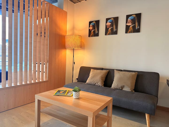 Artístico Loft Central Con Balcón - Tibasosa