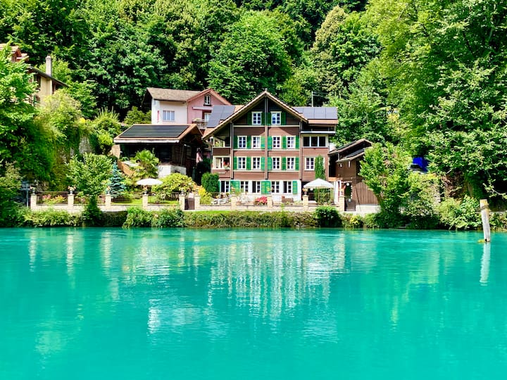 Beau Site Wohnung Mit Aaresicht, Zentral Gelegen - Interlaken