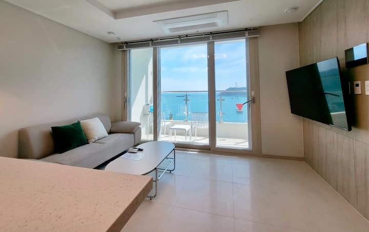 [효이스테이부산송도] #17디럭스스위트a #테라스 #해상케이블카할인 #최대4인가능 - Busan