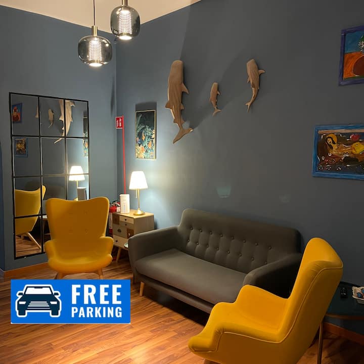 Casa Bruno, Centro Zona Foce + Parcheggio+treno - Genoa