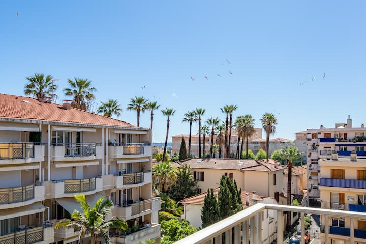 Golfe-juan | Studio, Plage & Port à Pied + Parking - Vallauris