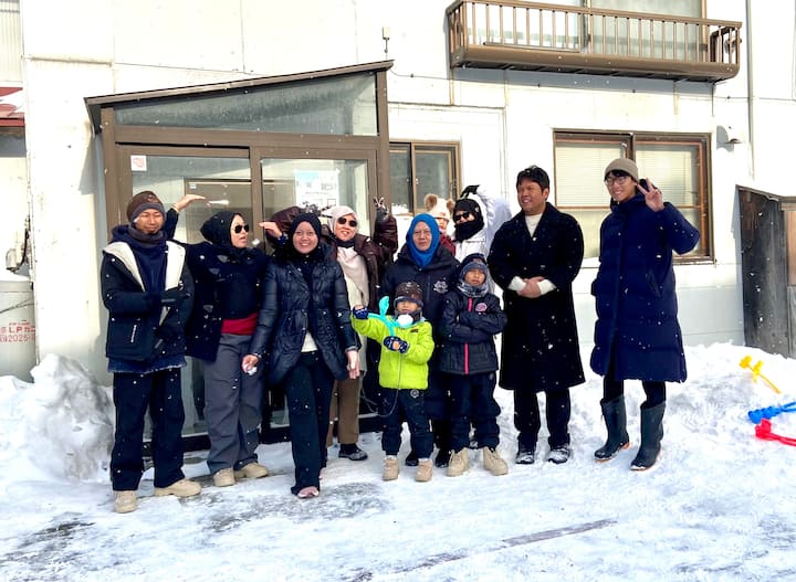 札幌から40分/最大16名/豪雪地帯/一軒家/トイレ2/ベッド8/布団8 - 이시카리시