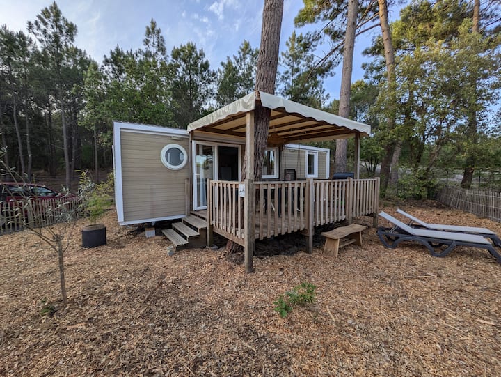 Mobile-home 3 Chambres Récent Plage Lacanau Océan - Lacanau