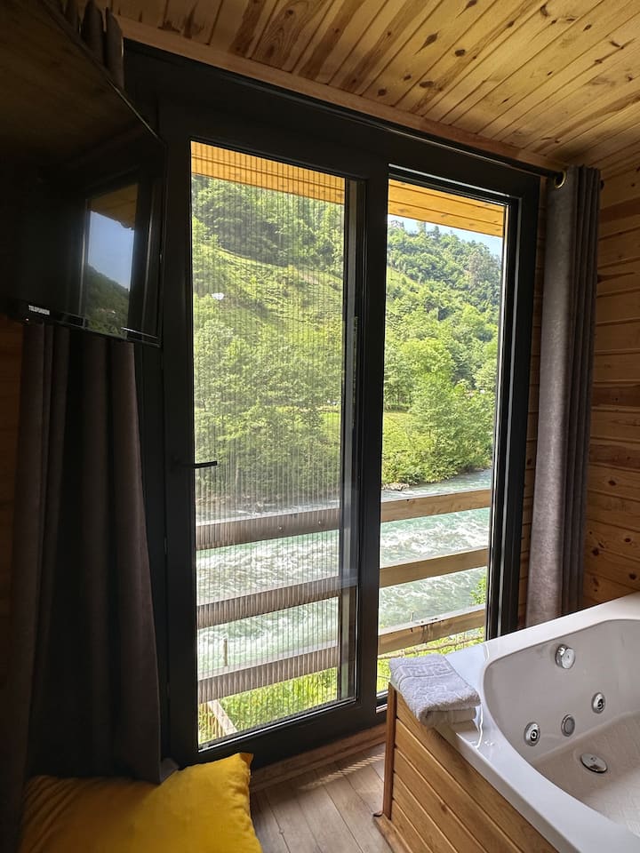 Dere Manzaralı Tiny House 101 - Çamlıhemşin