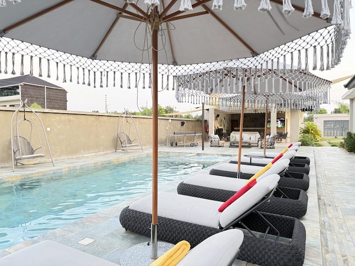 Bungalow Assika Yekis Laguna–petit-déjeuner Inclus - Côte d'Ivoire