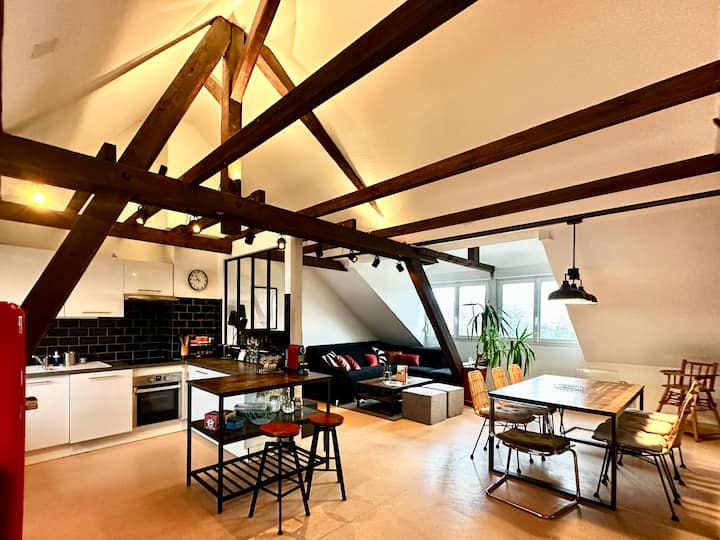 Loft Vintage • 155 M² • Parking - Mulhouse