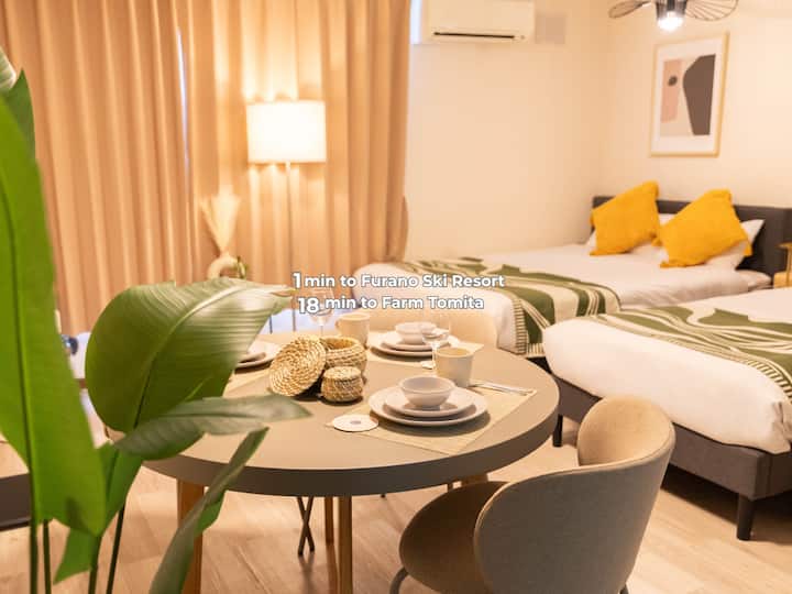 Breeze-furano Unkai 雲海｜心ほぐれる富良野の隠れ家｜おしゃれな癒し空間 - 芦別市