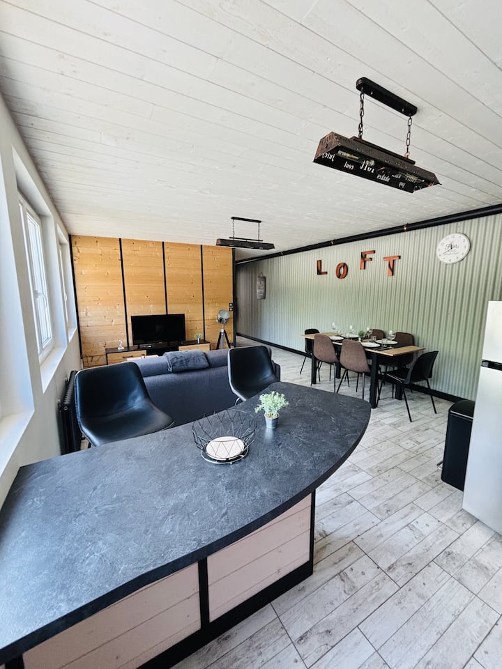 T2 Loft - Basilique & Centre-ville à 10 Min à Pied - Paray-le-Monial