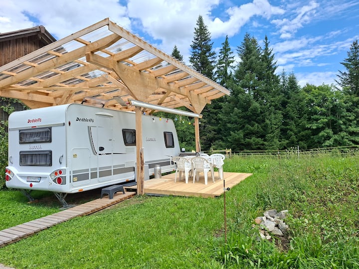 Wohnwagen Auf Bauernhof, Beheizt - Switzerland