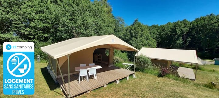 Zecamping 3* Tente 32m² Parc Aquatique - Mareuil