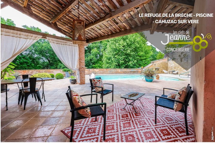 Refuge De La Brêche - Piscine - Cahuzac Sur Vère - Cordes-sur-Ciel