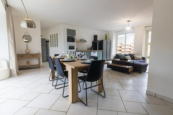 L'alcôve, Maison 3 Ch – Jardin & Parking Sécurisé - Saint-Nazaire