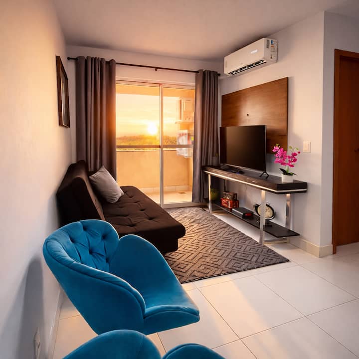 Flat Vip! Todo Climatizado E Com óTima Localização - Mato Grosso