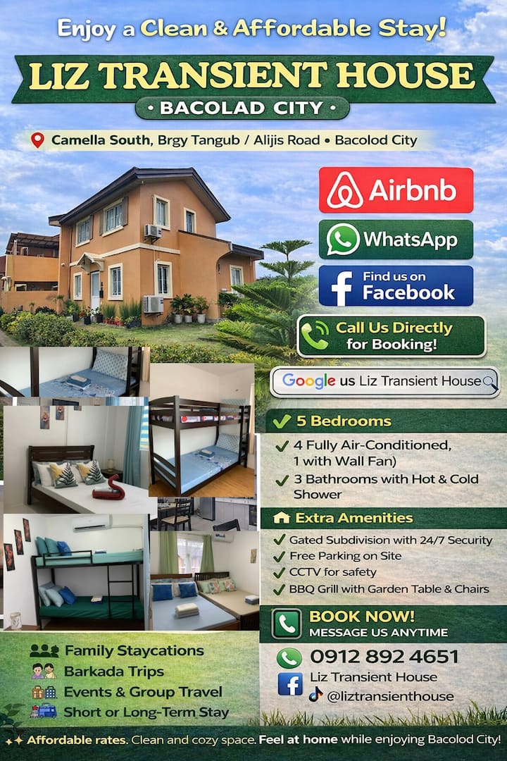 Liz Transient House – Fit20+ Guest - Bacolod