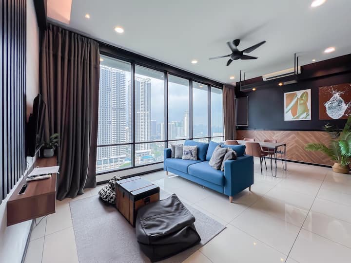 Lofty Apt • Close To Bukit Bintang • 2+1 Br -