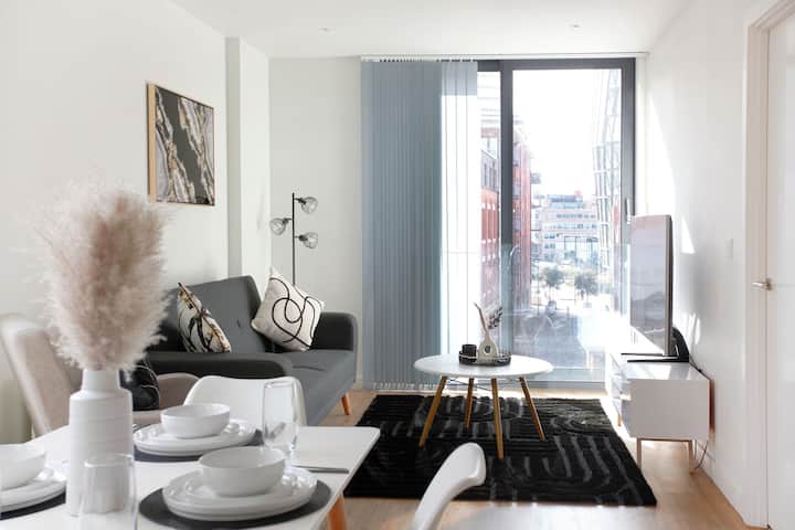 Spacious|central Mcr |Terrace| Gym| Free Parking - Manchester