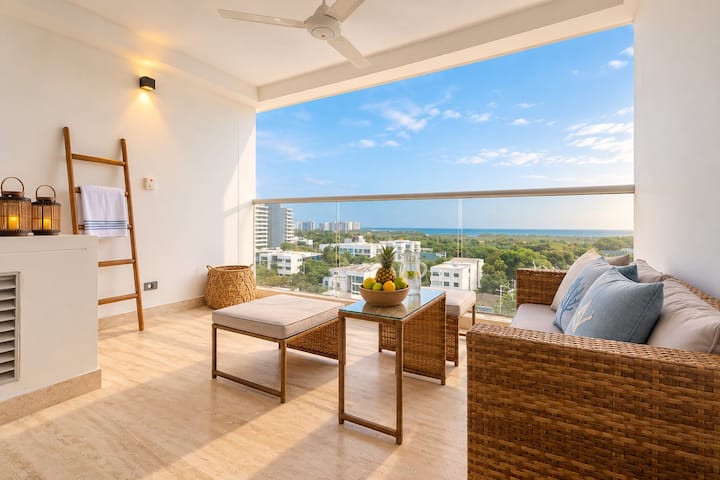 Cb834 Hermosa View - Queen Bed Suite Balcon Priv - Cartagena