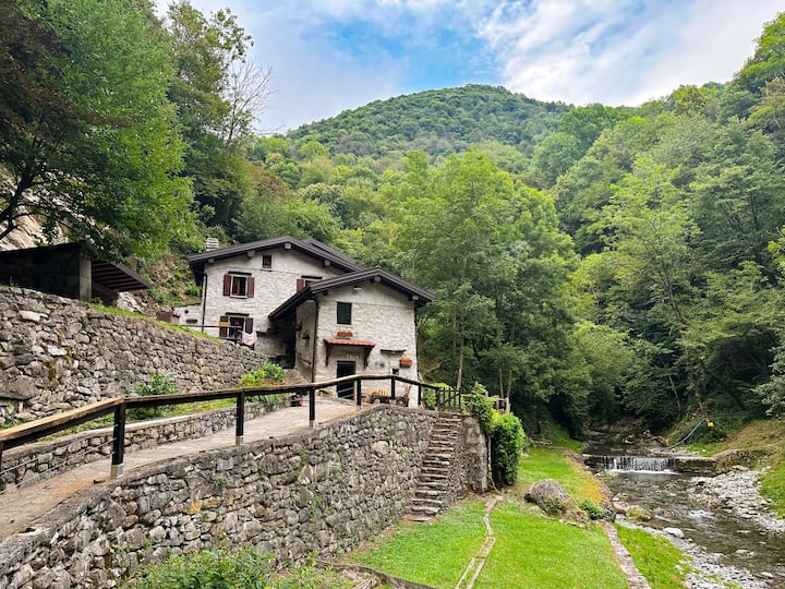 Il Mulino Sul Telo - Old Watermill On Telo River - Lugano