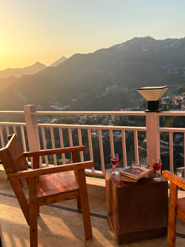 6 Br-villa In Mussoorie With 360° Valley View - Mussoorie