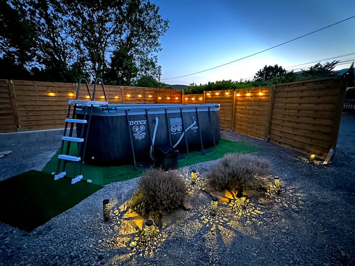 Villa Gîte Maison Individuelle Avec Piscine - Les Vans