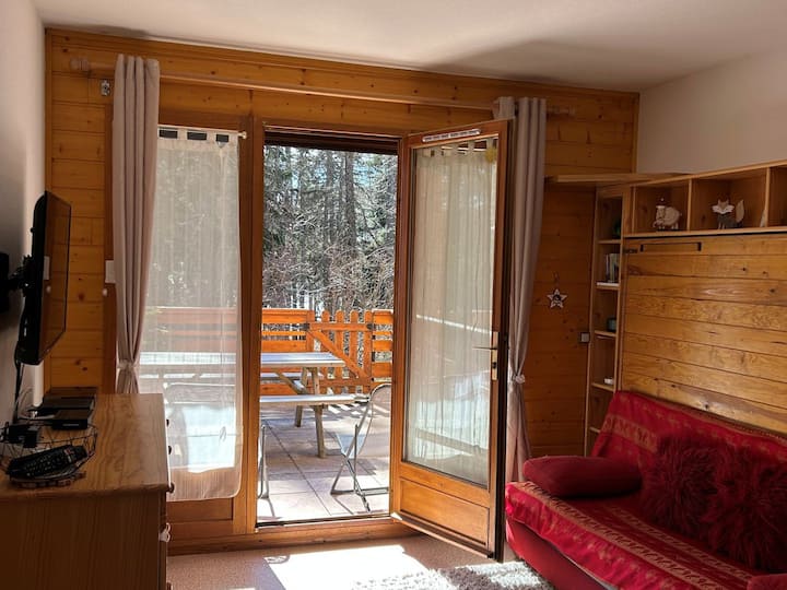 Studio Familial Moderne Avec Terrasse Et Wifi - Lac du Lauzon