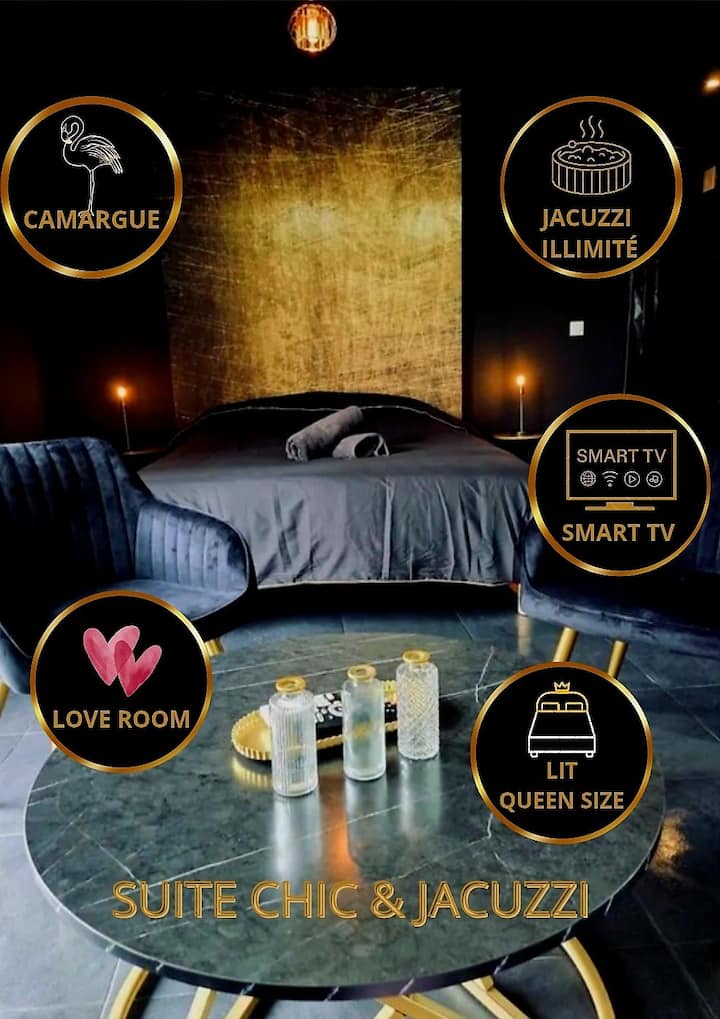 Jacuzzi Privé Illimité - Suite Chic En Camargue - Camargue