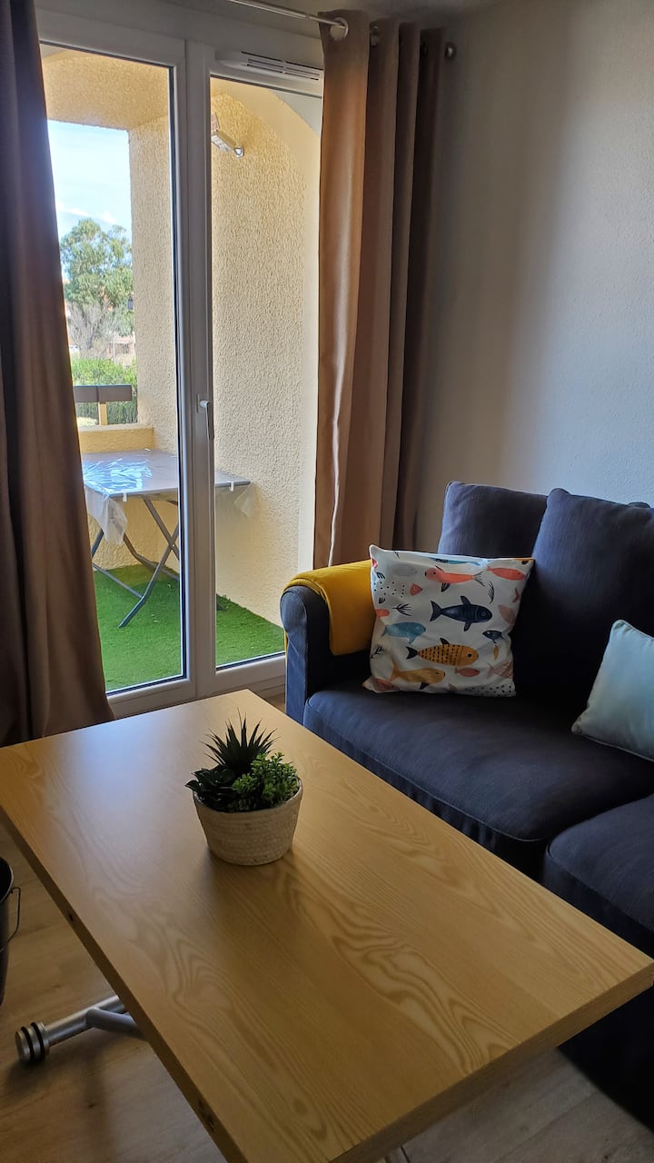Appartement T2 Climatisé Entre Port Et Plage - Leucate