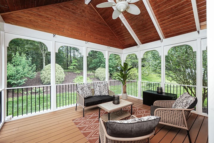 Superhost | Redwood Haven • Wi-fi • Fire Pit •3bed - Andrew Jackson State Park, Lancaster