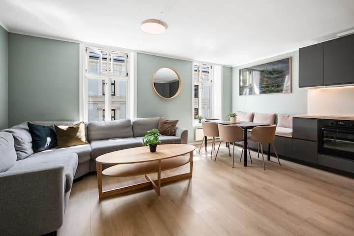 Stor Og Luftig Leilighet Med 4 Soverom Og Balkong - Oslo Central Station