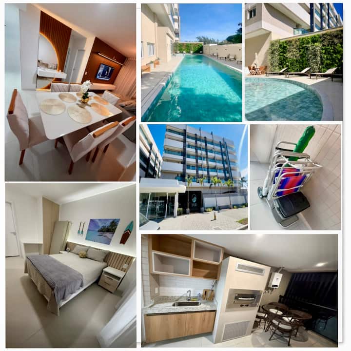 Apto De Luxo| 400m Prainha|piscina|churrasqueira - Arraial do Cabo