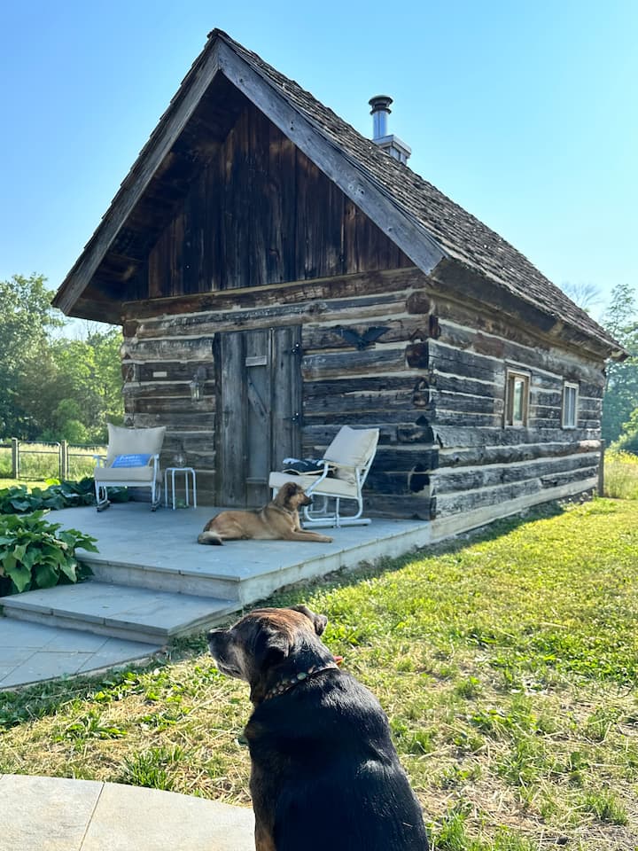 Quaint Log Cabin On 1600s Farm - Bucks County, PA