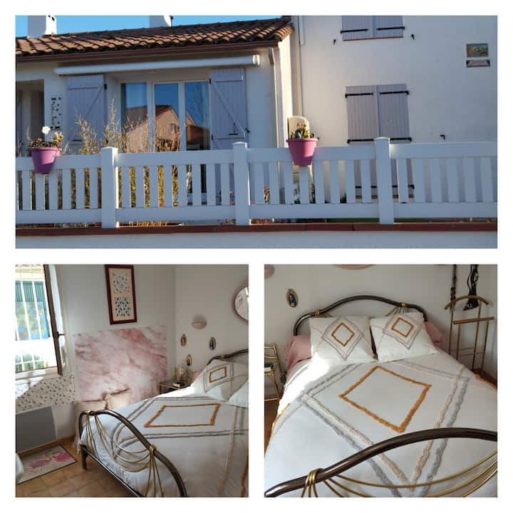 Chambre Flamant Rose Chez L'habitant
Dans Villa - Collioure
