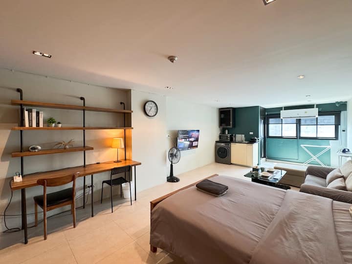 Central 1br 50sqm｜bts Walk｜food & Night Market - Taling Chan