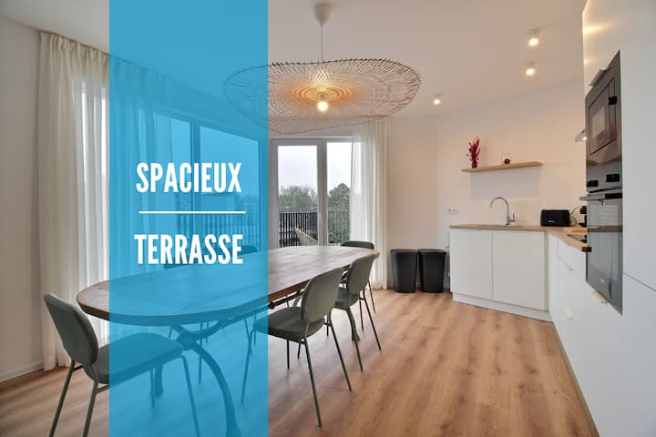 Chez Florence - Superbe Appart 2 Ch Avec Terrasse - Saint-Nicolas, Belgique