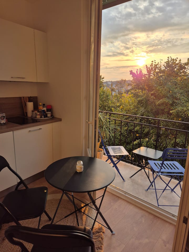 Le Belavista- Beau Studio- 2 Pers- Balcon Vue Nice - Nizza