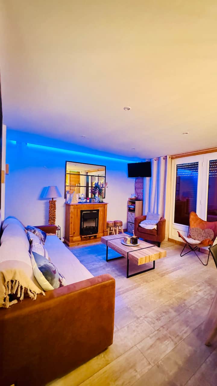 Chic Et Cosy Appartement 3 Etoiles - 1km Du Centre - Les Gets