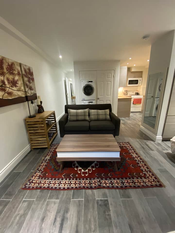 Stylish Studio With Fireplace, Kitchen & Laundry - Toronto, ON