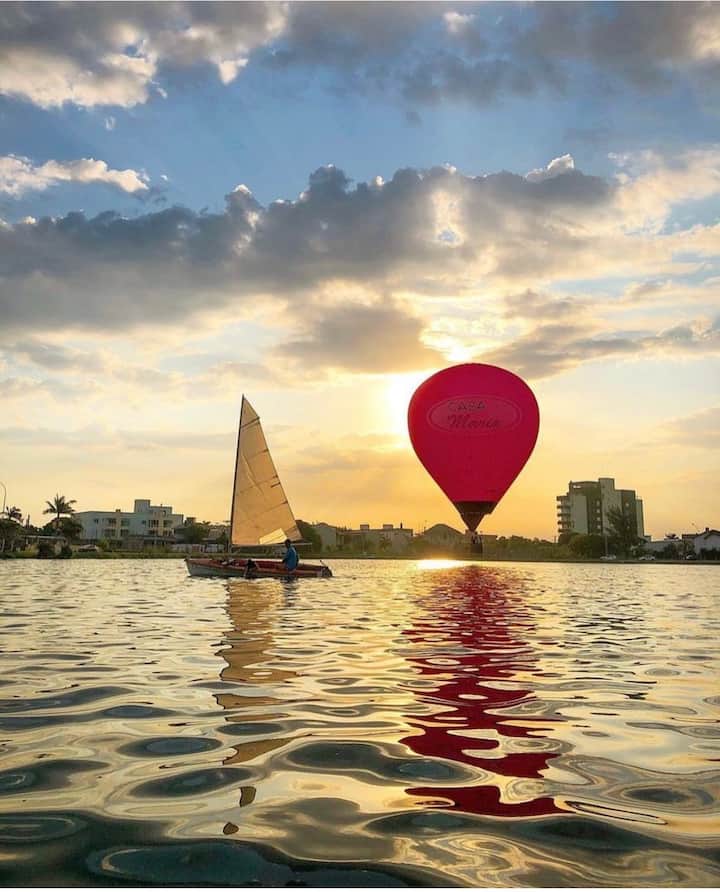 Vista Deslumbrante Da Lagoa | 6p | Pet Friendly - Torres