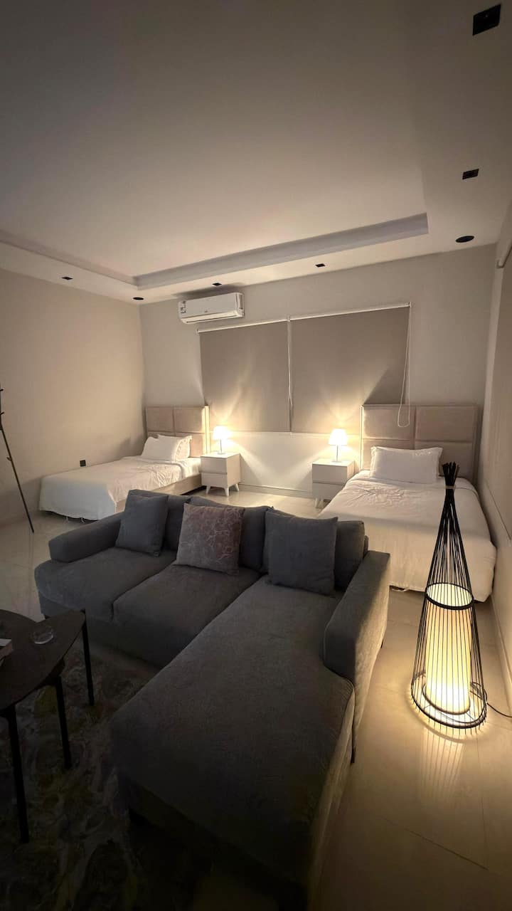 استديو بسريرين مفرده دخول ذاتي13 - Riyadh