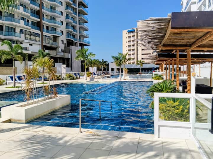 Hermoso Loft Vista Y Frente Al Mar - Colombie