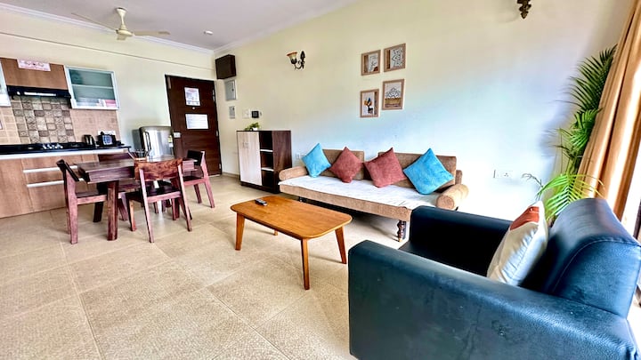Luxury 1bhk Pool View/sauna/jacuzi | Heart Of Baga - Goa